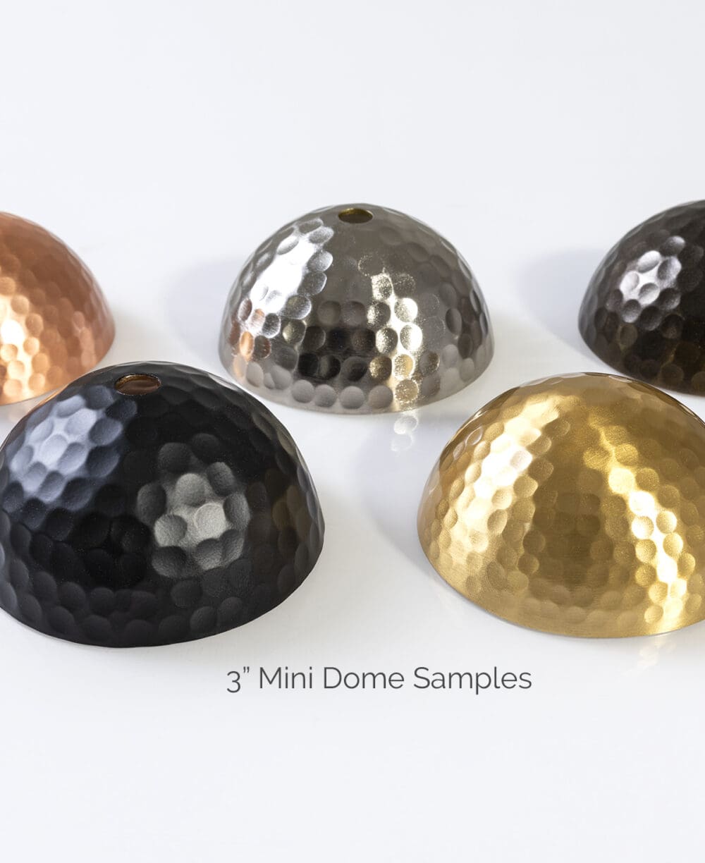 Copper Hammered Dome Pendant Light - Cordero Home & Lighting