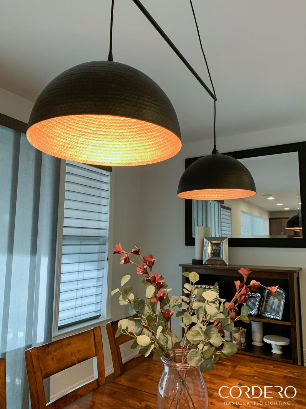 Amadeo Double Pendant Light Fixture - Customizable - Cordero Home ...