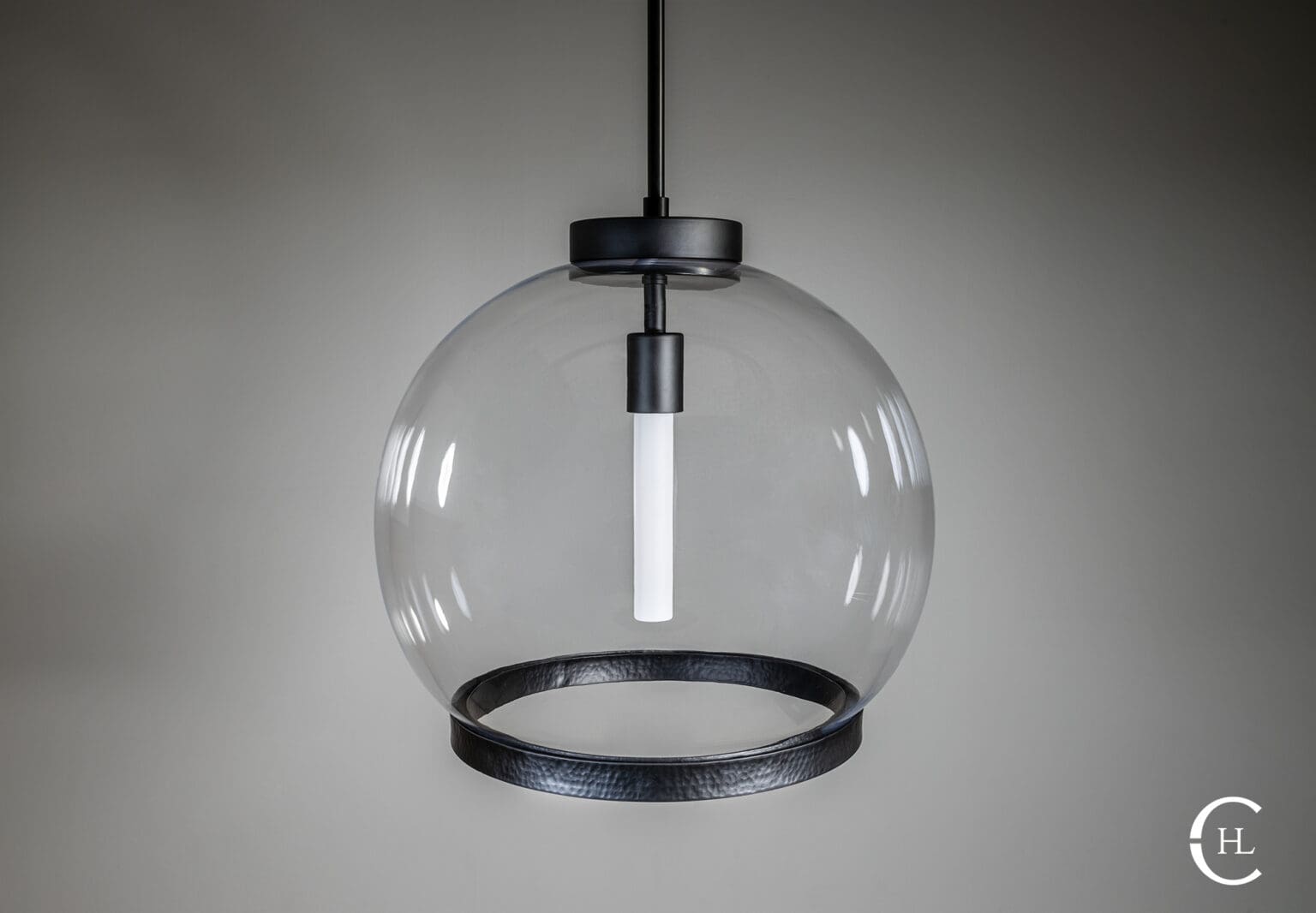 Centerra Hammered Ring Globe Pendant Light - Cordero Home & Lighting