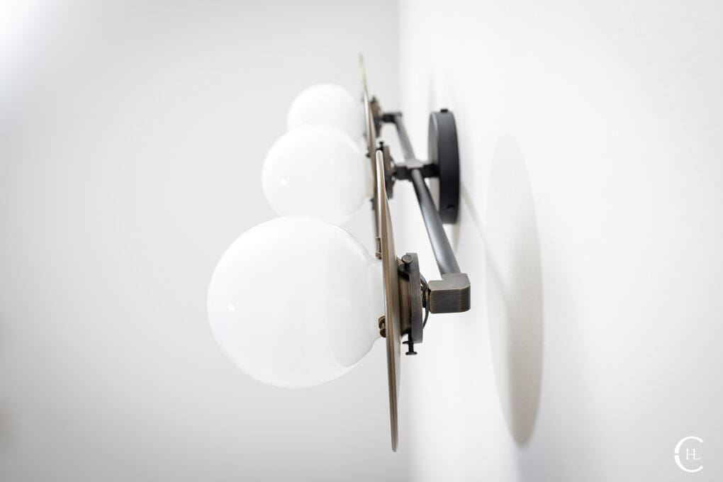 Arona Opal Glass Wall Sconce - Cordero Home & Lighting